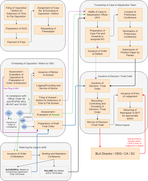 Process Flow For Ipc And Ipv Cases Ipophl